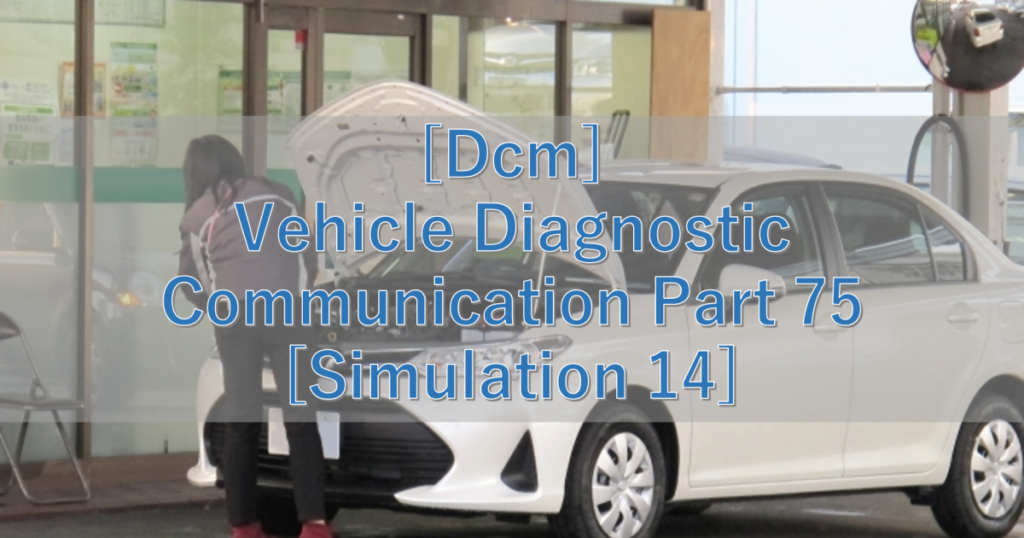 [Dcm] Vehicle Diagnostic Communication Part 75 [Simulation 14 ...